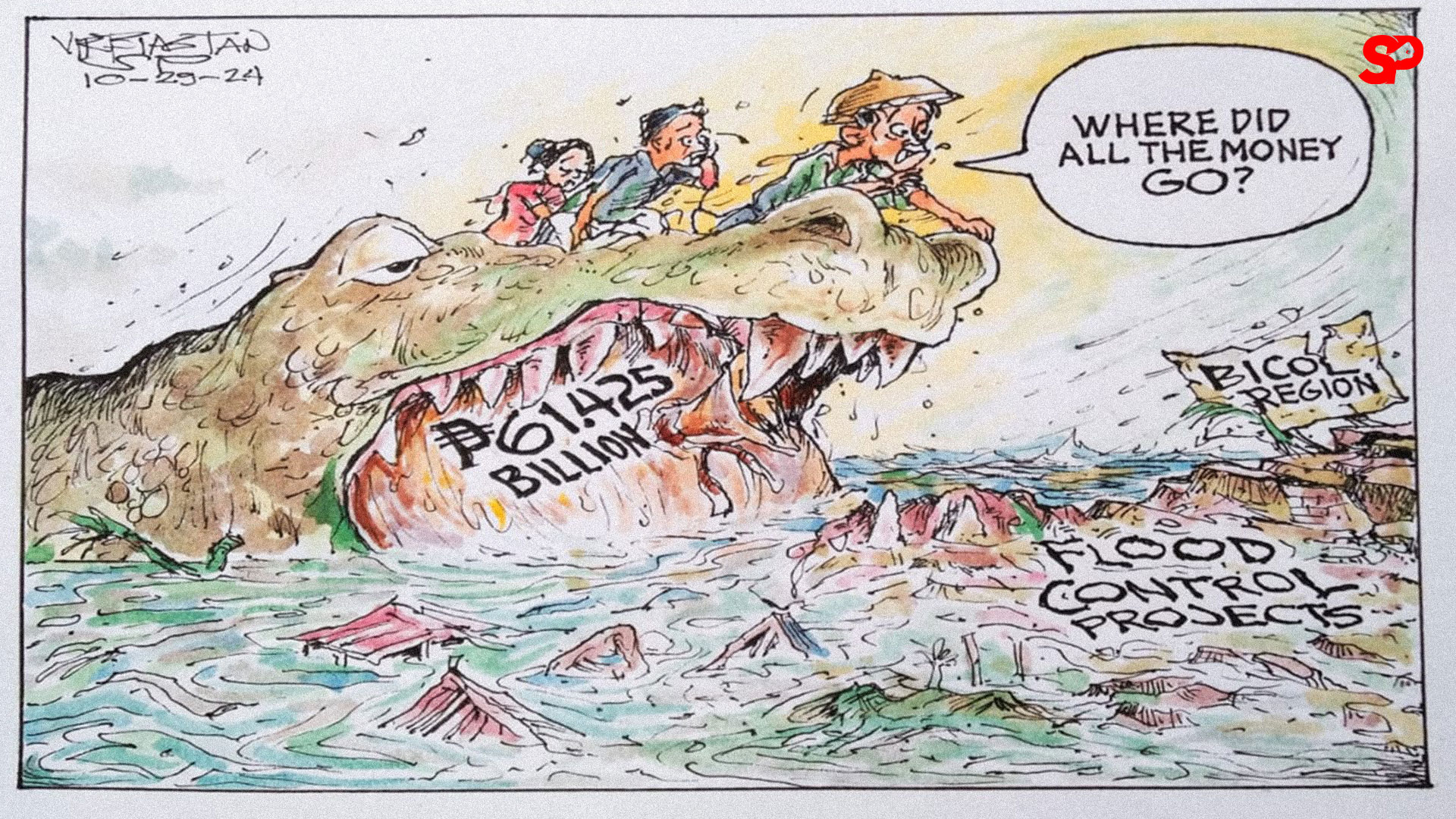 Punch Cartoon: We need to account the 65B flooding projects for Bicol ...