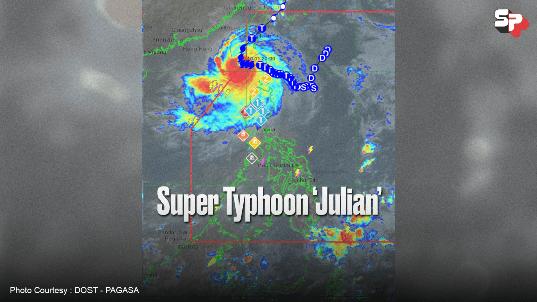 'Julian' now a super typhoon - Sunday Punch