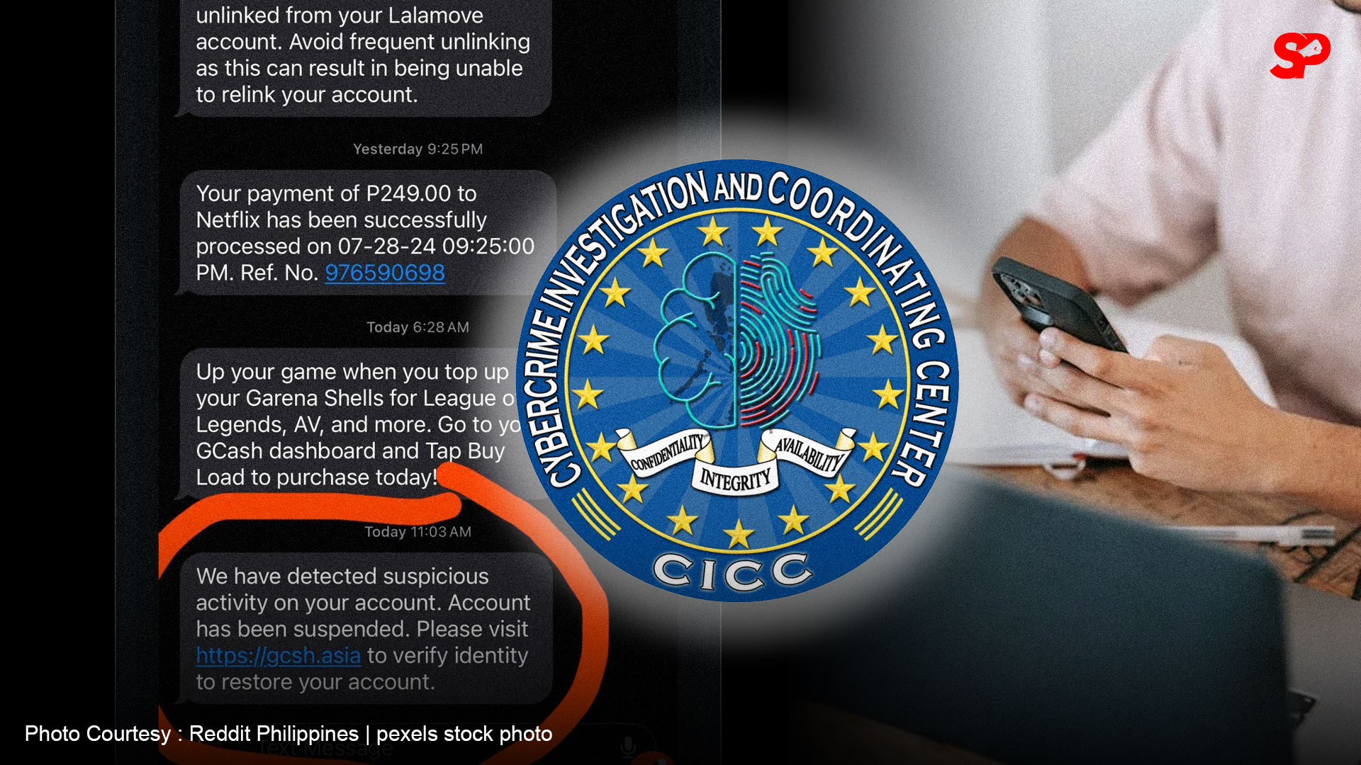 CICC warns of scam SMS in e-wallet services - Sunday Punch