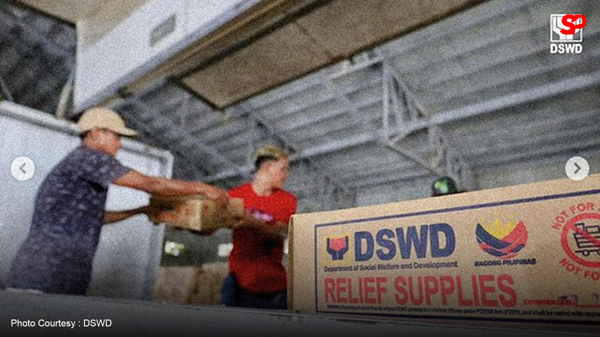 DSWD food packs released to disaster-hit areas breach 1M mark - Sunday ...