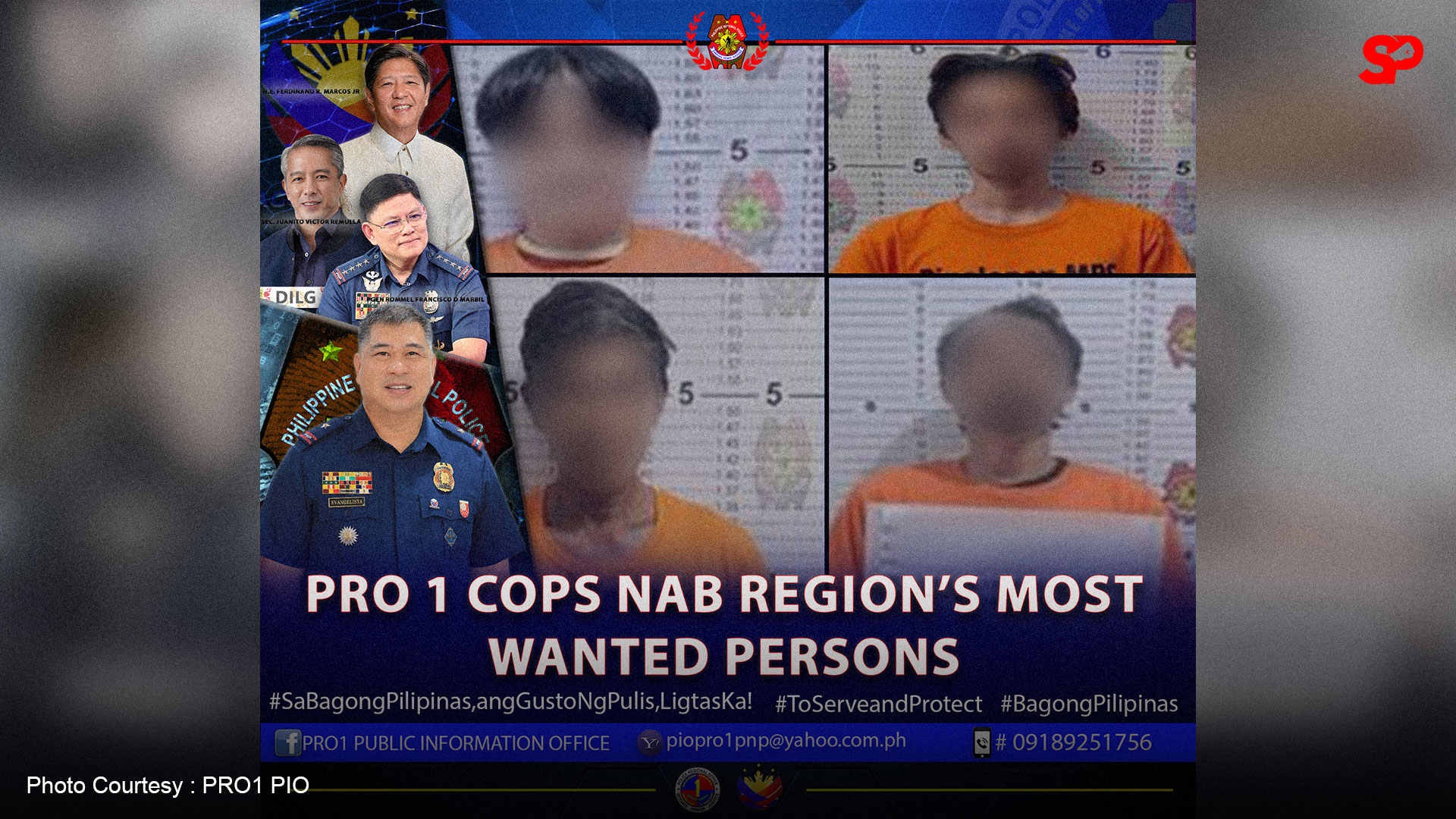 PRO 1 cops nab 4 of Region's Most Wanted Persons - Sunday Punch